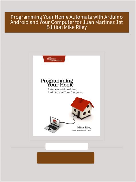 Pdf Programming Your Home Automate With Arduino Android And Your Computer For Juan Martinez 1st