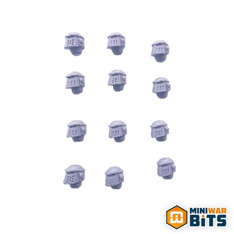 Space Marine Mark Iii Head Bits Miniwar Bits