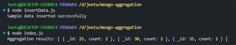 How To Perform Aggregation Operations In MongoDB Using Node Js GeeksforGeeks
