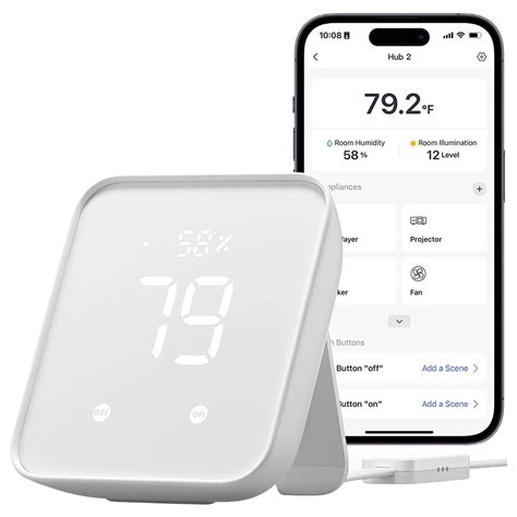Buy Switchbot Hub 2Nd Gen Work As A Wifi Thermometer Hygrometer In UAE Mumzworld