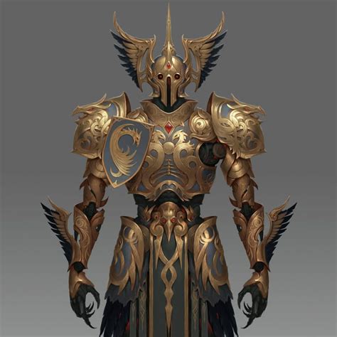 Golden Guardian Denis Zhbankov In Mythical Creatures Fantasy Raid Shadow Legends