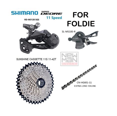 Shimano M5120 11s groupset for Foldie, Sports Equipment, Bicycles ...
