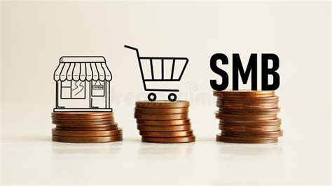 Smb Small And Medium Sized Business Is Shown Using The Text Stock Image