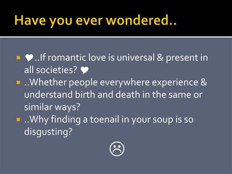 Ppt Have You Ever Wondered Powerpoint Presentation Free Download