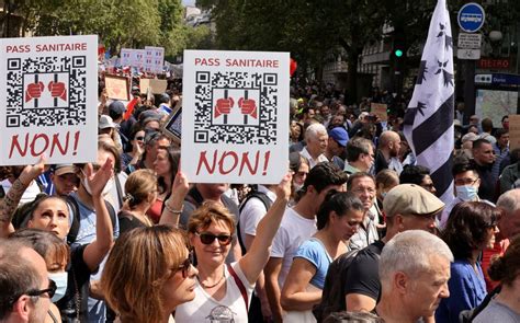 On manifestera jusquau bout à Paris les anti pass sanitaire ne