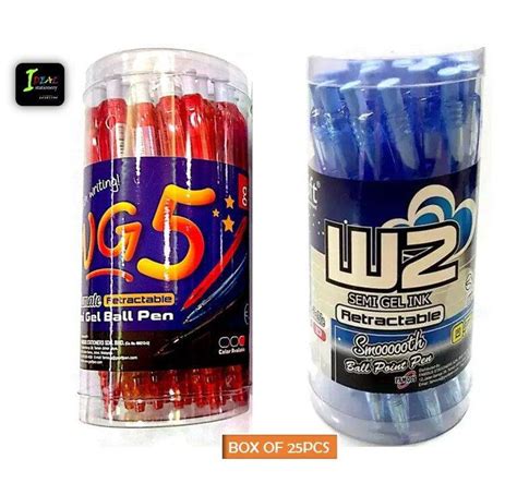 Gsoft W2 Wg5wg7 Semi Gel Ink Retractacble Ball Point Pen 05mm0