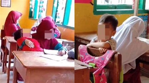 Viral Siswi SD Di Sinjai Sekolah Sambil Gendong Adik Ibunya Meninggal Satu Tahun Lalu Halaman