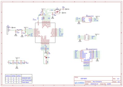 ESP WIFI模块 立创开源硬件平台