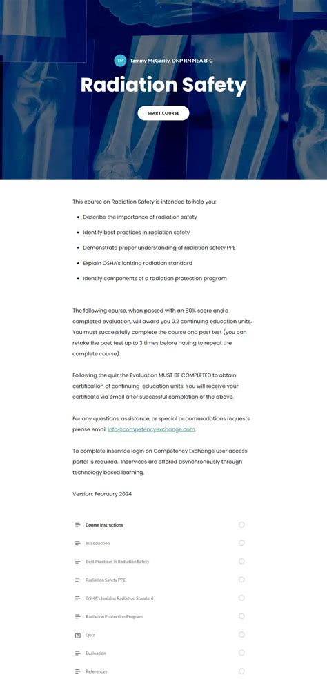 Radiation Safety