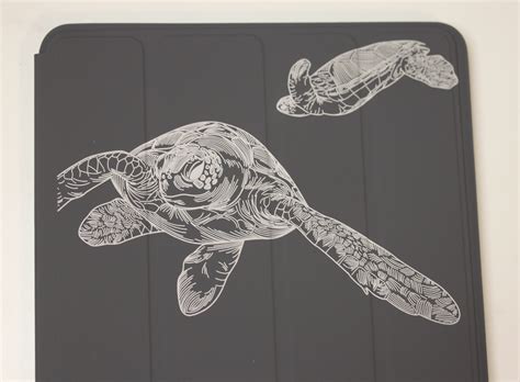 Sea Turtle Ipad Smart Case In A Flash Laser Ipad Laser Engraving