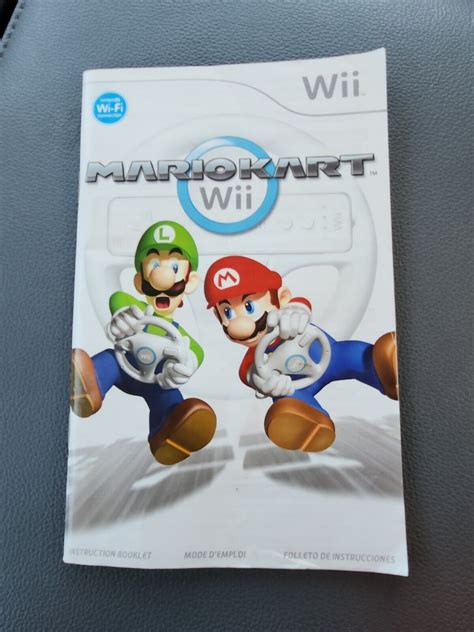 Manual Only Mario Kart Nintendo Wii Authentic Instruction Booklet