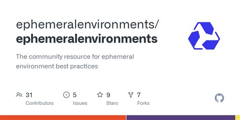 Github Ephemeralenvironmentsephemeralenvironments A Series Of Guides For Organizations Who