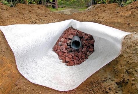 Quel géotextile choisir pour drainage Jardin Couvert