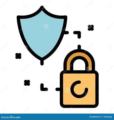 Secured Box Icon Cartoon Vector Safe Deposit