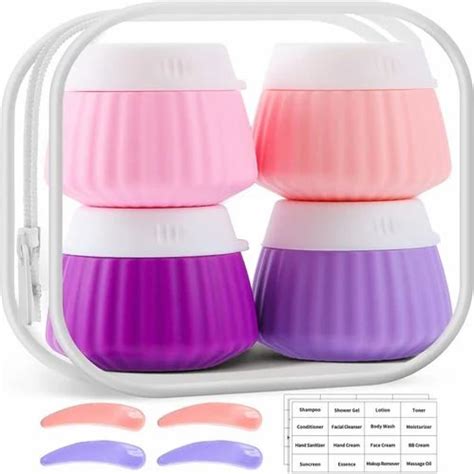 5 Ml Silicone Travel Containers Cream Jars Pink At ₹ 250piece In Surat