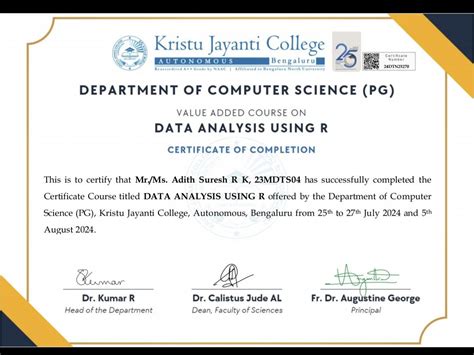 Adith Suresh R K On Linkedin Datascience Rprogramming Continuouslearning
