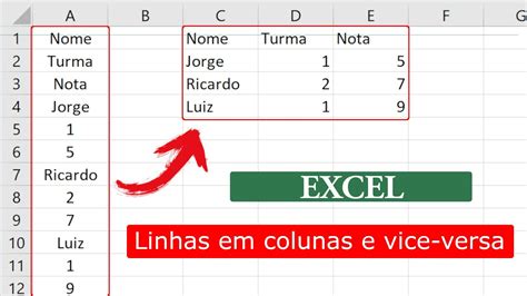 Separar Linha Em Colunas No Excel Image To U