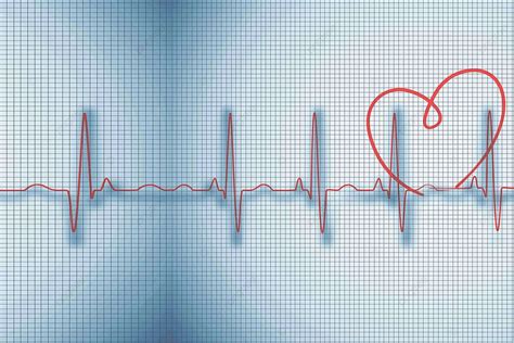 Medical Background With Red Ecg Line Heartbeat Electrocardiography