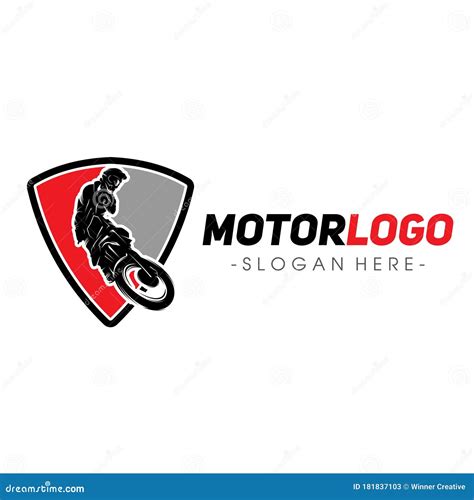 Printmoto Track Or Motocross Jump Illustration Logo Inspiration