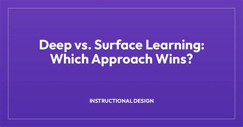 Deep Vs Surface Learning Which Approach Wins Distance Learning