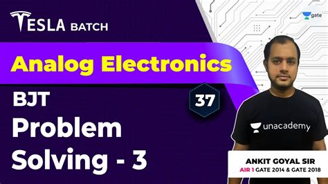 Problems From Analog Electronics Bjt Lec 37 Analog Electronics Gate 2021 Exam Youtube