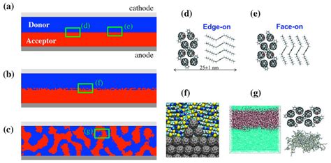 Typical Internal Structure Of Active Layers In Organic Solar Cells A Download Scientific
