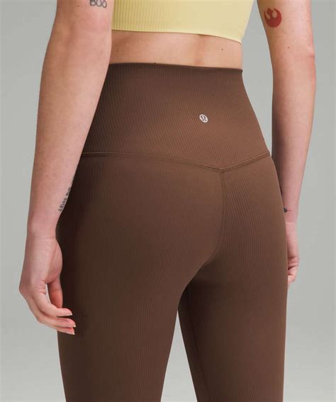 Lululemon Align Ribbed High Rise Pant 25 Java Lulu Fanatics