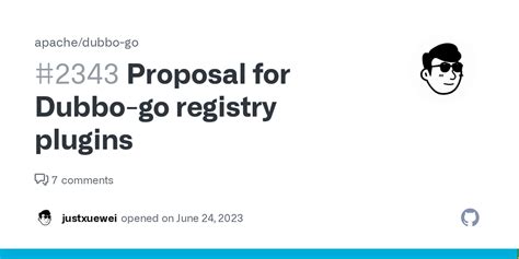 Proposal For Dubbo Go Registry Plugins Issue 2343 Apache Dubbo Go