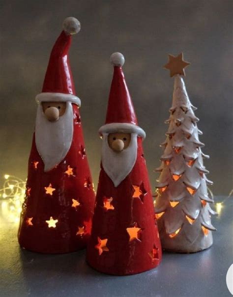 Pin By Gislaine Grandjean On Ceramiques Clay Christmas Decorations