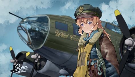 Charlotte E Yeager World Witches Series And 4 More Drawn By Qian