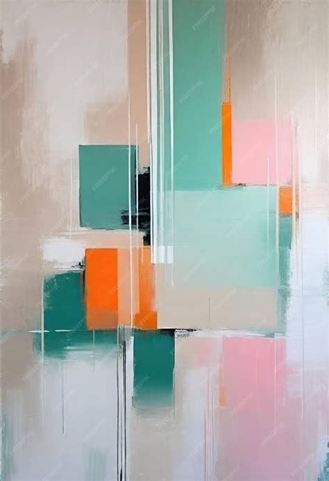 Peinture Sur Toile Moderne Dans Un Style Minimaliste Photo Premium