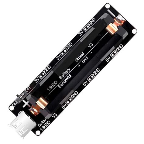Módulo Carregador Para 1 Bateria 18650 Com Saída De Alimentação 5v 2a E