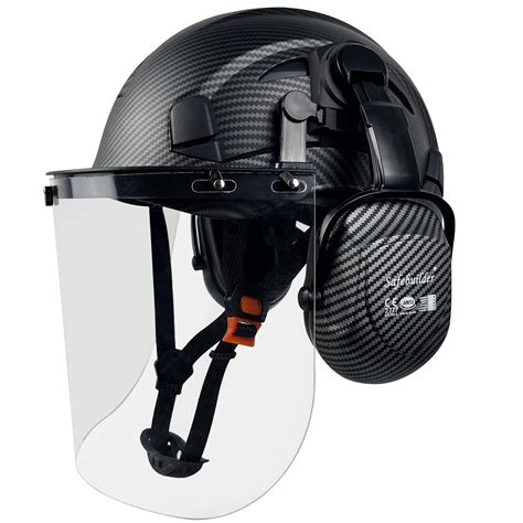 Carbon Fiber Pattern Safety Helmet Safebuilder Carbon Fiber Safety