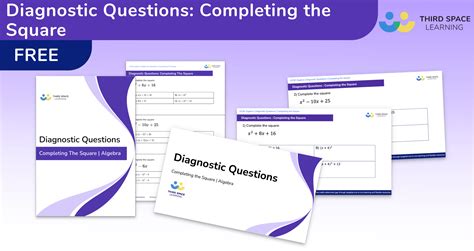 FREE GCSE Completing The Square Diagnostic Questions Third Space Learning
