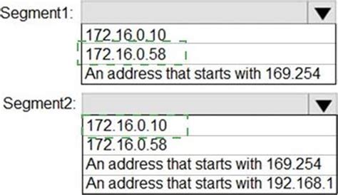 Which Ip Address Should You Identify For Each Segment Exam4training
