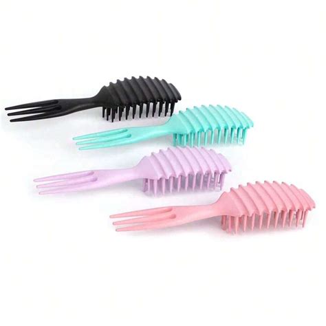 Curly Hair Brush Defining Curl Hairbrush Soft Nodes Massage Trident