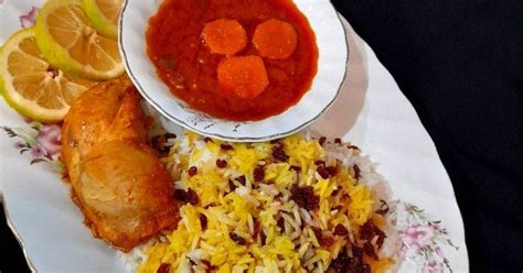 طرز تهیه زرشک پلو با مرغ و هویج ساده و خوشمزه توسط آنیتا کوکپد