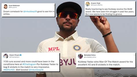 Take A Bow Twitterati Hail Kuldeep Yadav As Indian Spinner Wins