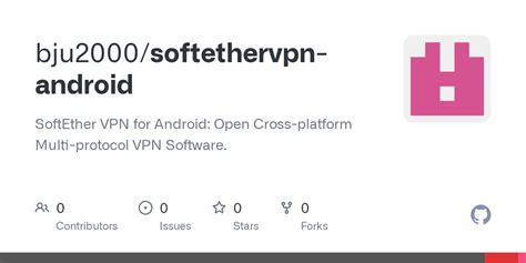 GitHub Bju Softethervpn Android SoftEther VPN For Android Open Cross Platform Multi