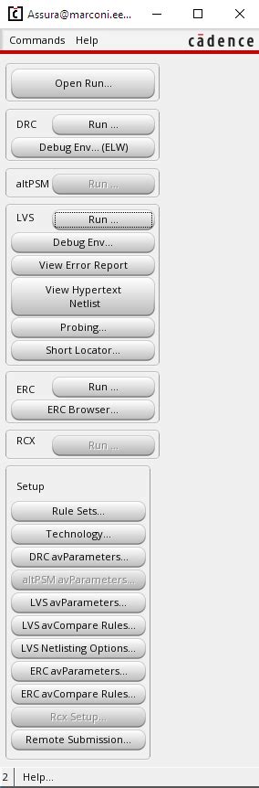 Cannot Run Assura Rcx Custom Ic Design Cadence Technology Forums Cadence Community