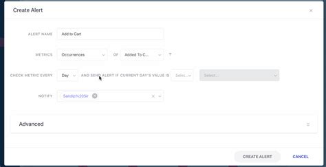 custom alerts