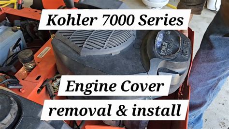 Kohler 7000 Series plastic engine cover removal for beginners - YouTube