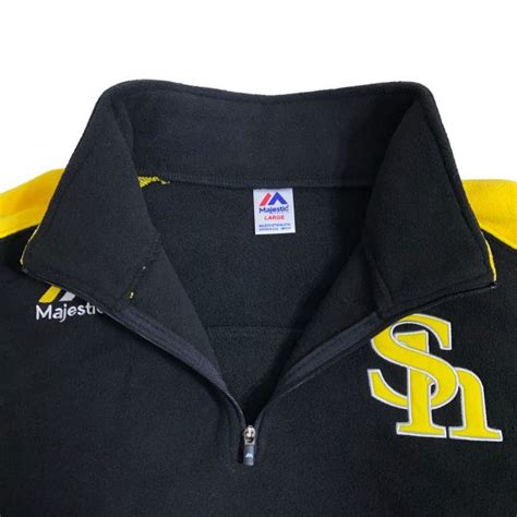 Yahooオークション 【美品】majestic マジェスティック 野球 福岡ソ