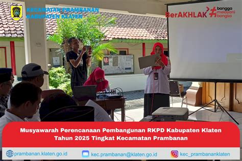Musyawarah Perencanaan Pembangunan Untuk Penysusunan Rencana Kerja
