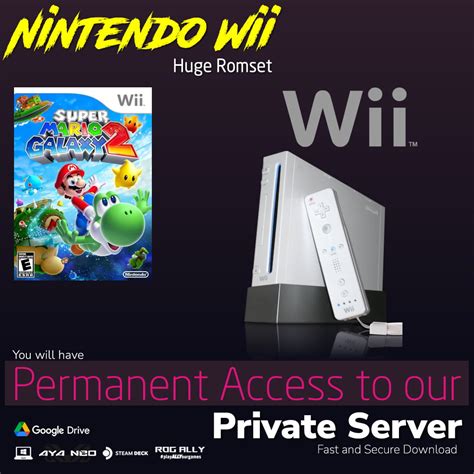 Nintendo Wii Romset Retrogrados Retro Gaming