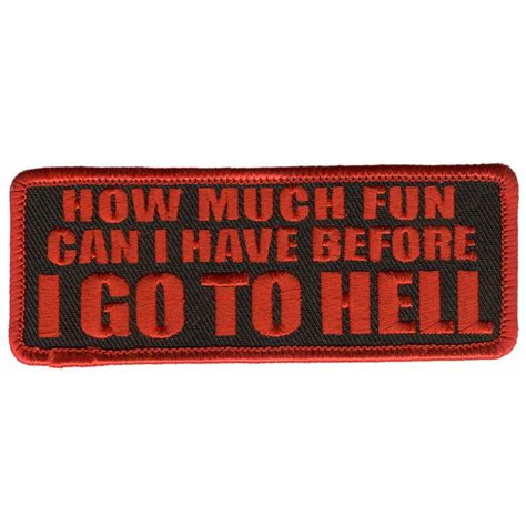 Hot Leathers How Much Fun 4 X 2 Patch Ppl9208 Milwaukee Motorcycle