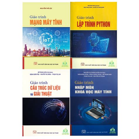 Sách Combo Giáo Trình Máy Tính Python Cấu Trúc Dữ Liệu Huongbook