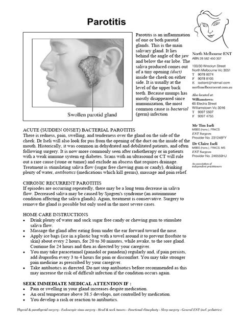 Parotitis 2013 Pdf Medical Specialties Diseases And Disorders