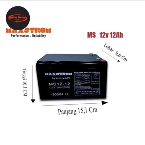 Promo Aki Sepeda Listrik Dzm V Ah Mf Kering Battery V Ah Termurah Diskon Di Seller