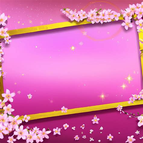 Premium Photo Beautiful Sakura Frame